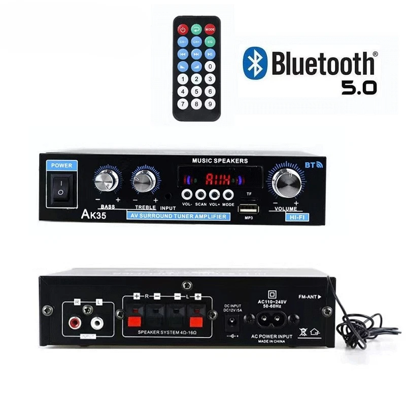 AK35-amplificadores digitales para el hogar, dispositivo de Audio de ...