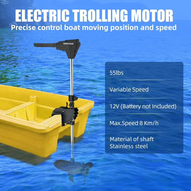 MAKOSHARK-BHB215-Fishing-12V-Brushless-Trolling-Motor-Boat-Engine ...