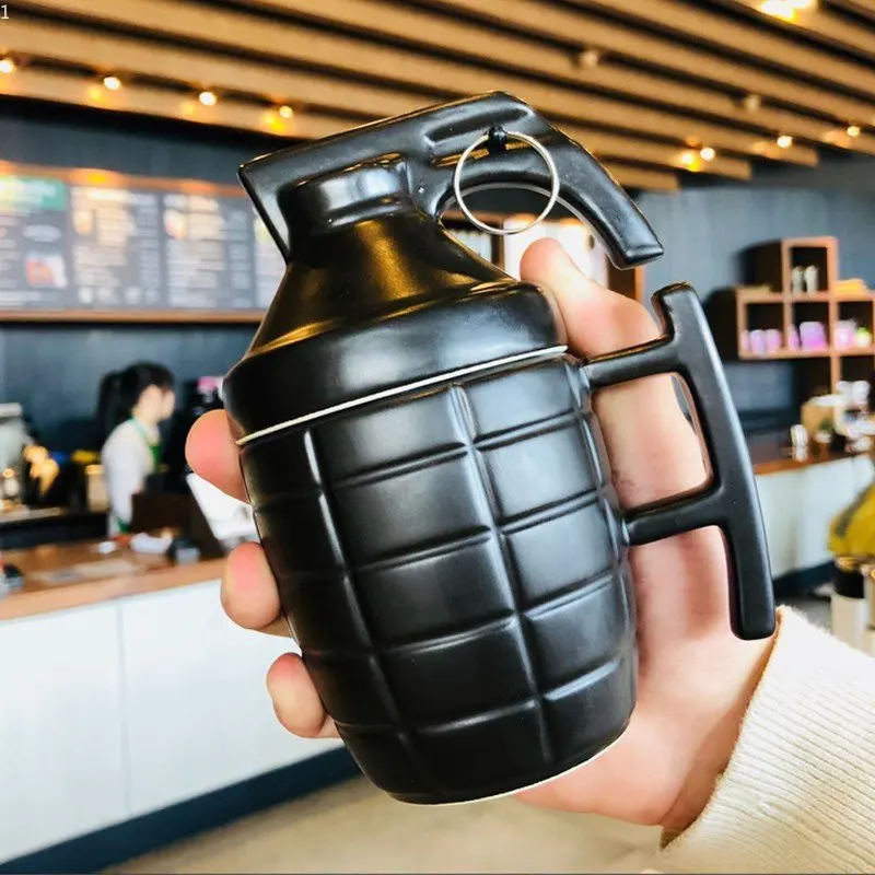 Creative-Grenade-Cup-with-Cover-Ceramic-Mine-Mug-Military-Personality ...