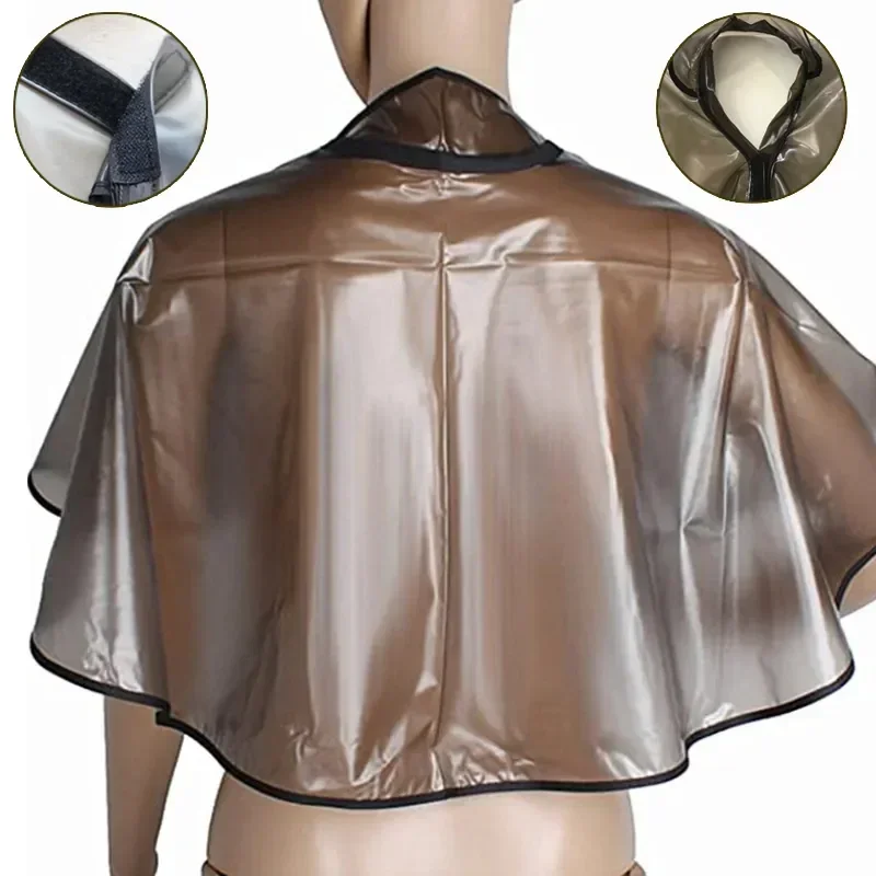 Hair-Cutting-Collar-Waterproof-Colouring-Cape-Barber-Cloth-Hairdressing ...
