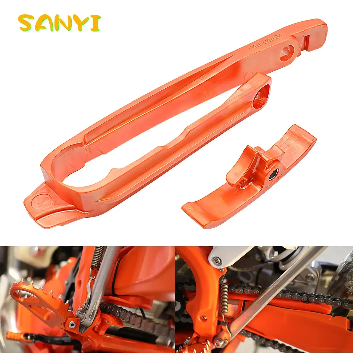 Motorcycle-Chain-Slider-Guard-Swingarm-Guide-For-KTM-EXC-EXC-F-SX-SX-F ...