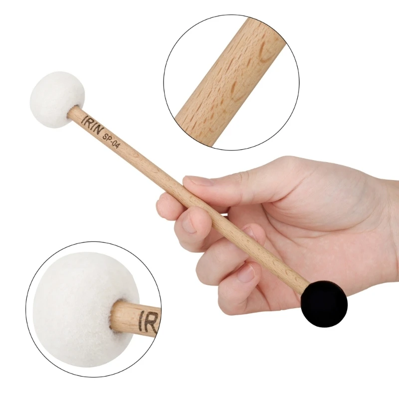 Percussion-Mallets-Steel-Tongues-Drum-Mallet-Soft-Rubber-Head ...