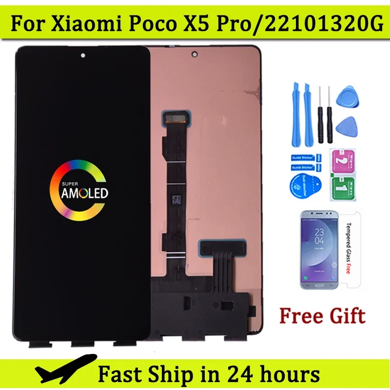 6.67“Amoled For Xiaomi Poco X5 Pro LCD Display Touch Screen Digitizer ...