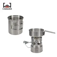 Iwalker-キャンプ用調理キット,ストーブ,屋外ガソリンエンジン,バーナー,収納ポット付き,緊急ピクニック用,G43