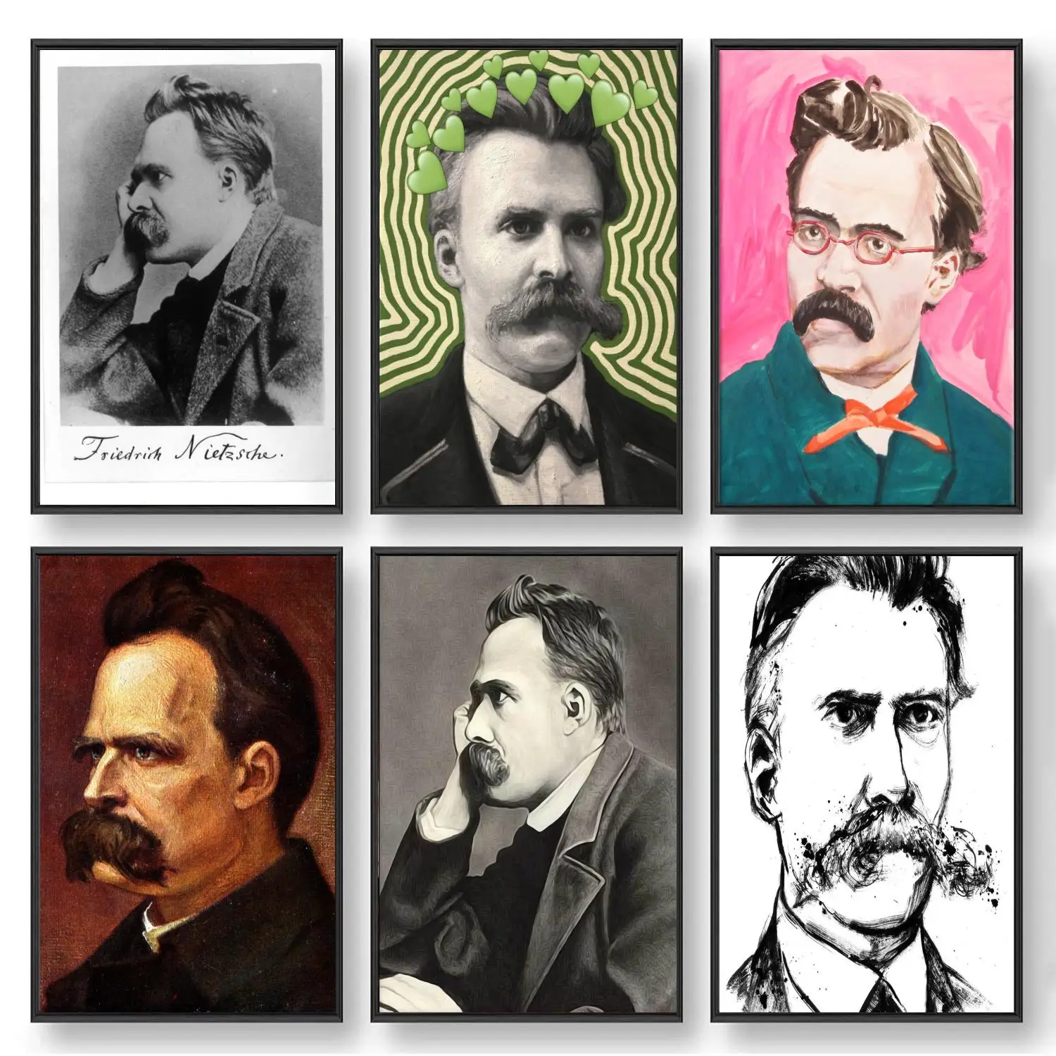 frederick-nietzsche-Poster-Decorative-Painting-Canvas-Poster-Wall-Art ...