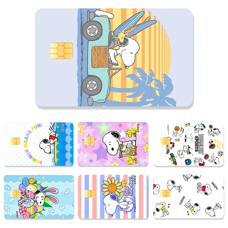 Snoopy-Credit-Card-Debit-Card-Sticker-Kawaii-Snoopy-Poker-Sticker ...