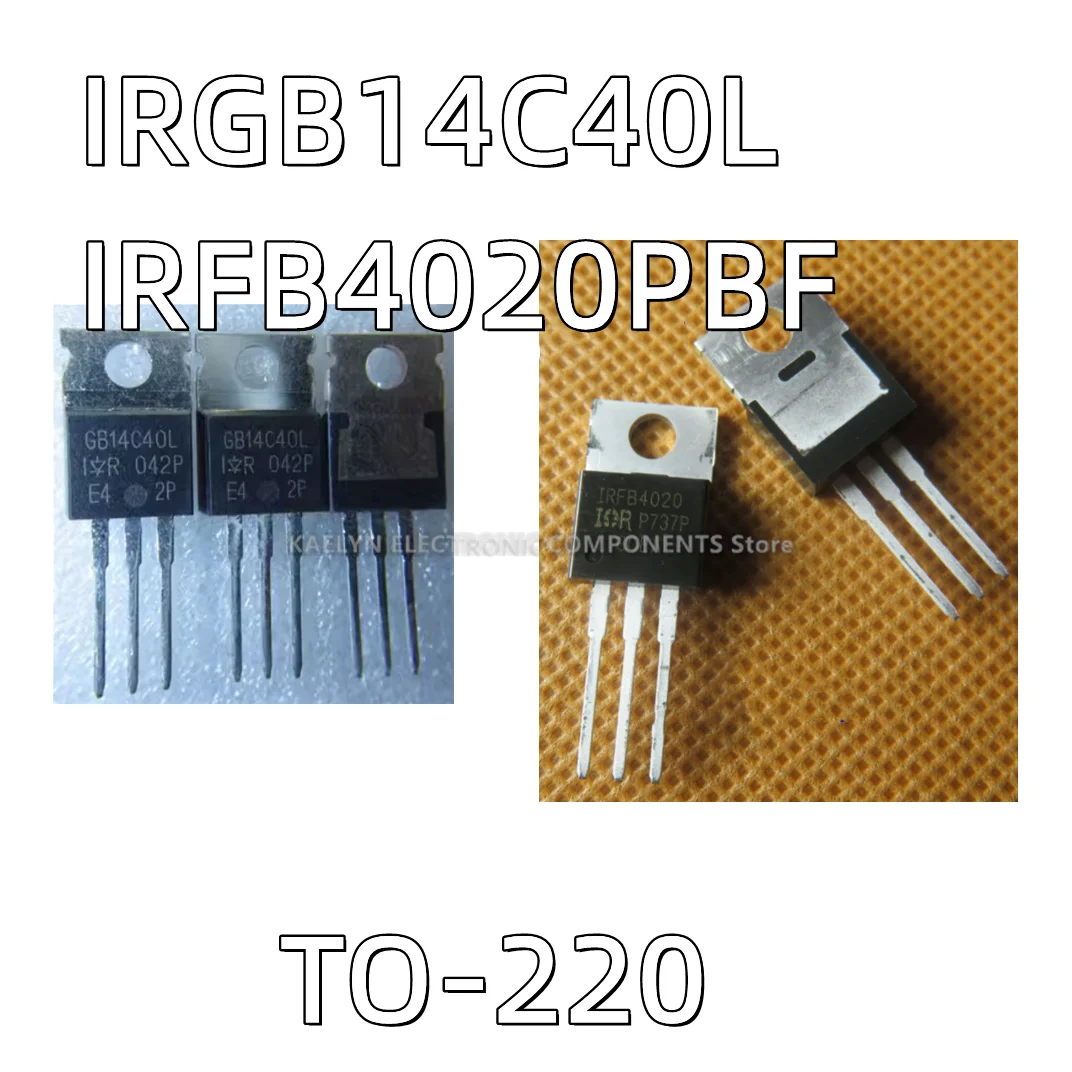 5CS/lot IRGB14C40L GB14C40L TO-220 IGBT IRFB4020 IRFB4020PBF TO-220-3 ...