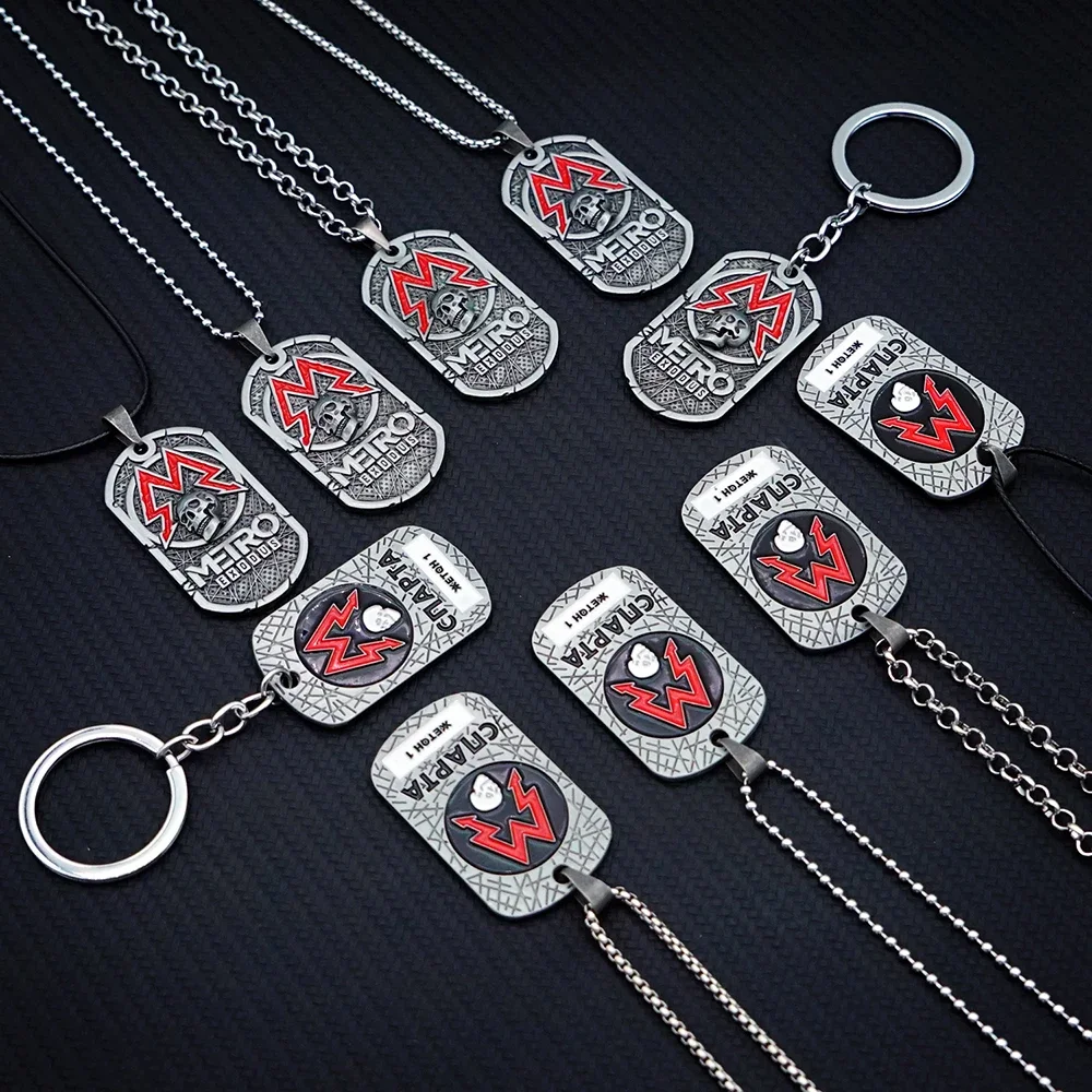 Game Metro 2033 Necklace Dog Tag Metal Necklaces Accessory Jewelry ...