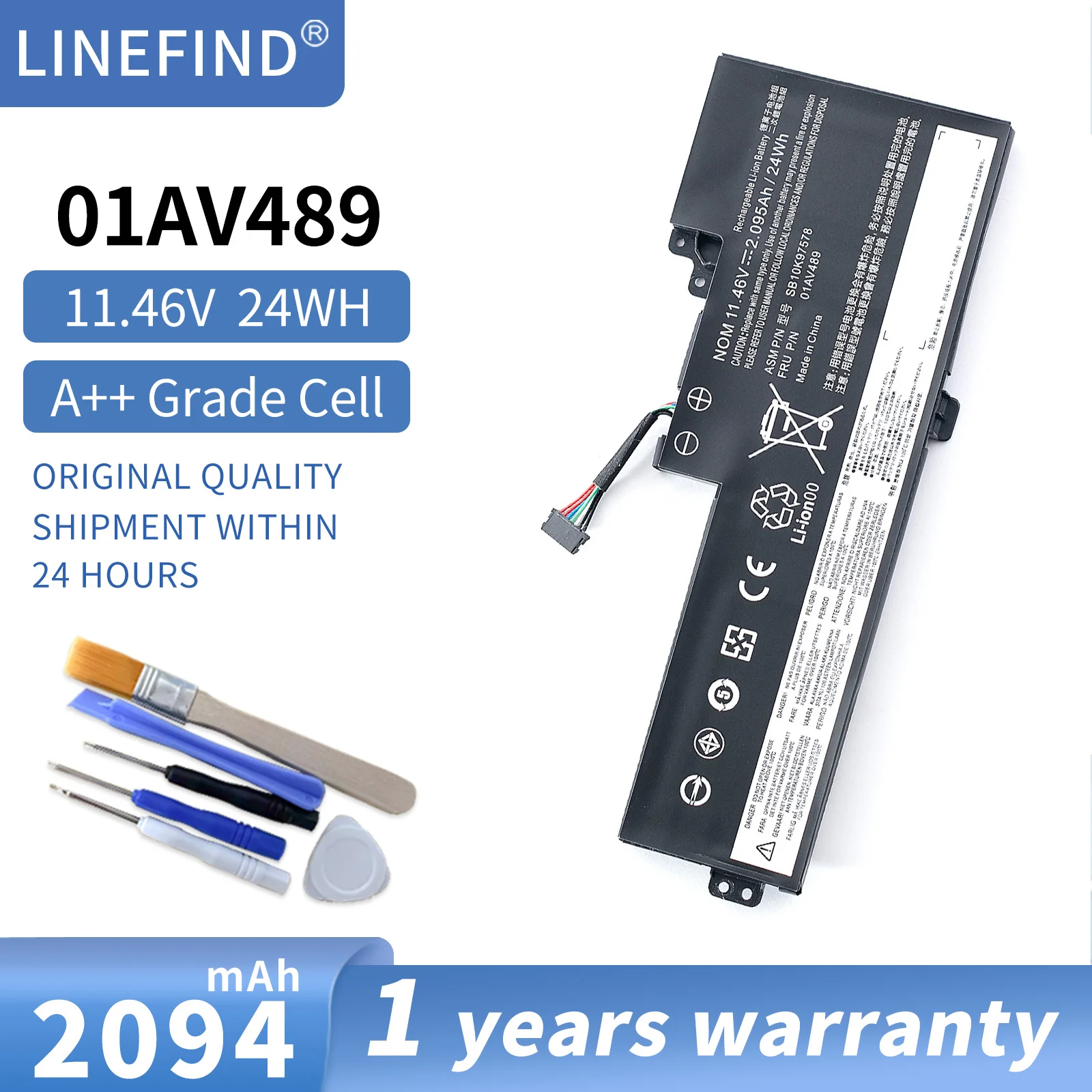 New-01AV420-01AV419-01AV421-01AV489-SB10K97577-Laptop-Battery-For ...