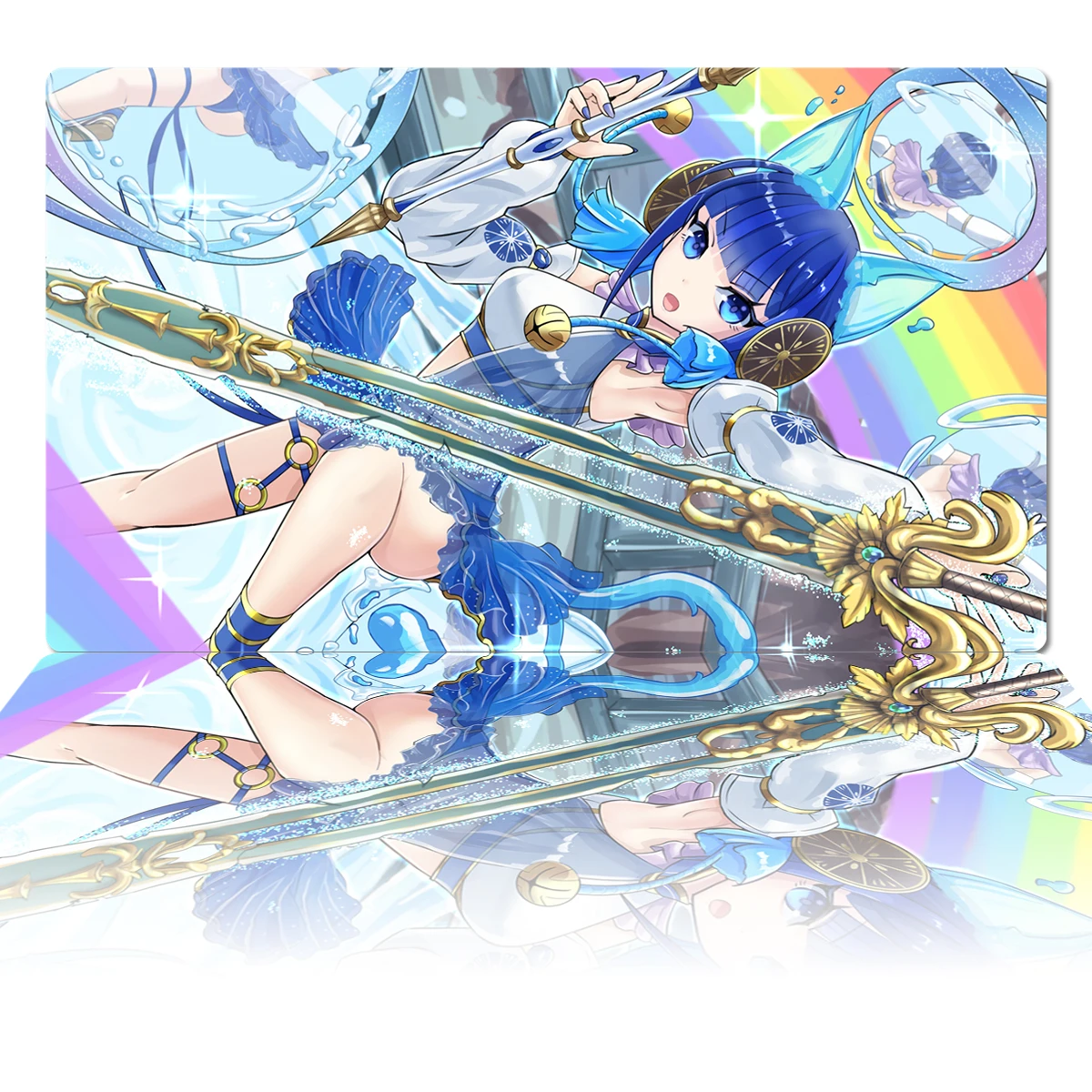 YuGiOh Nini The Mirror Mikanko Playmat TCG CCG juego de mesa Trading ...