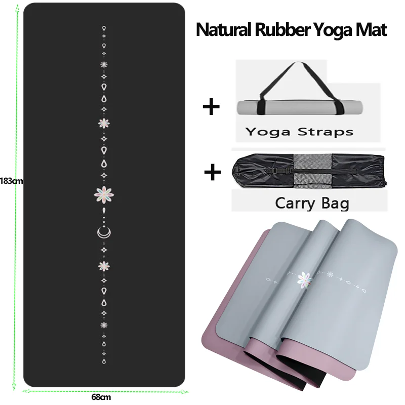 5mm-Natural-Rubber-Yoga-Exercise-Mattress-Colorful-Eco-friendly-Sweat ...