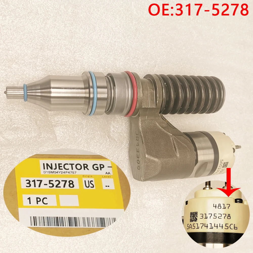 For 317-5278 3175278 Fuel Injector Common Rail Injector for C10 C11 C12 ...