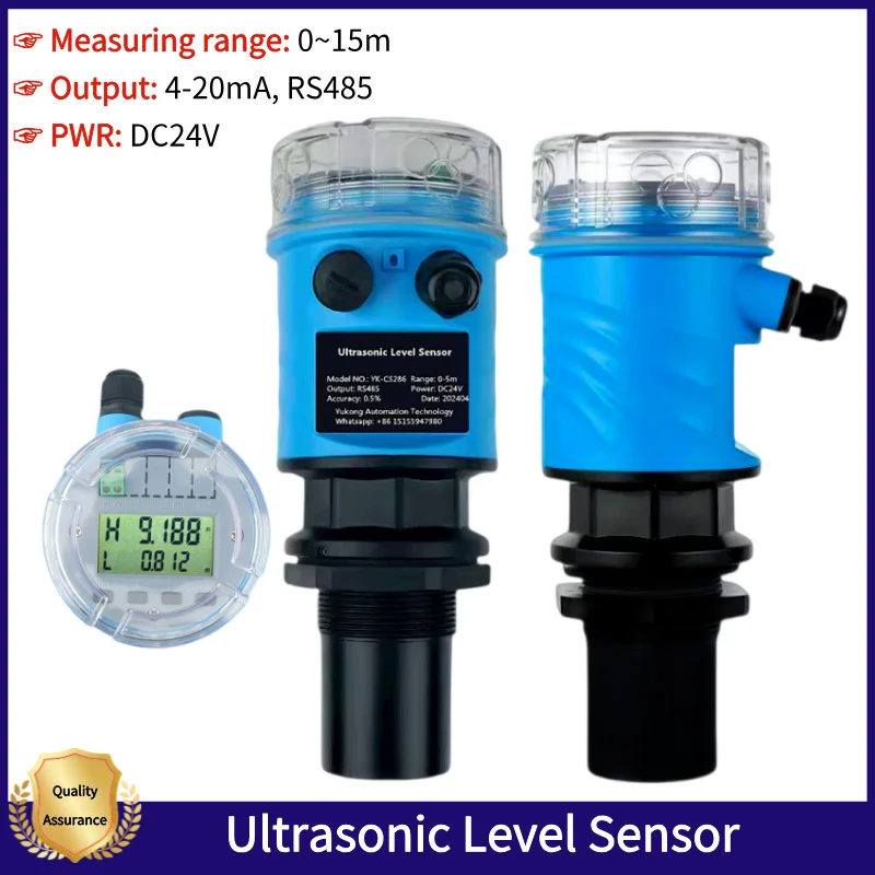 Ultrasonic-Level-Gauge-Sensor-for-Grain-Granary-Silo-5m-10m-15m-Level ...