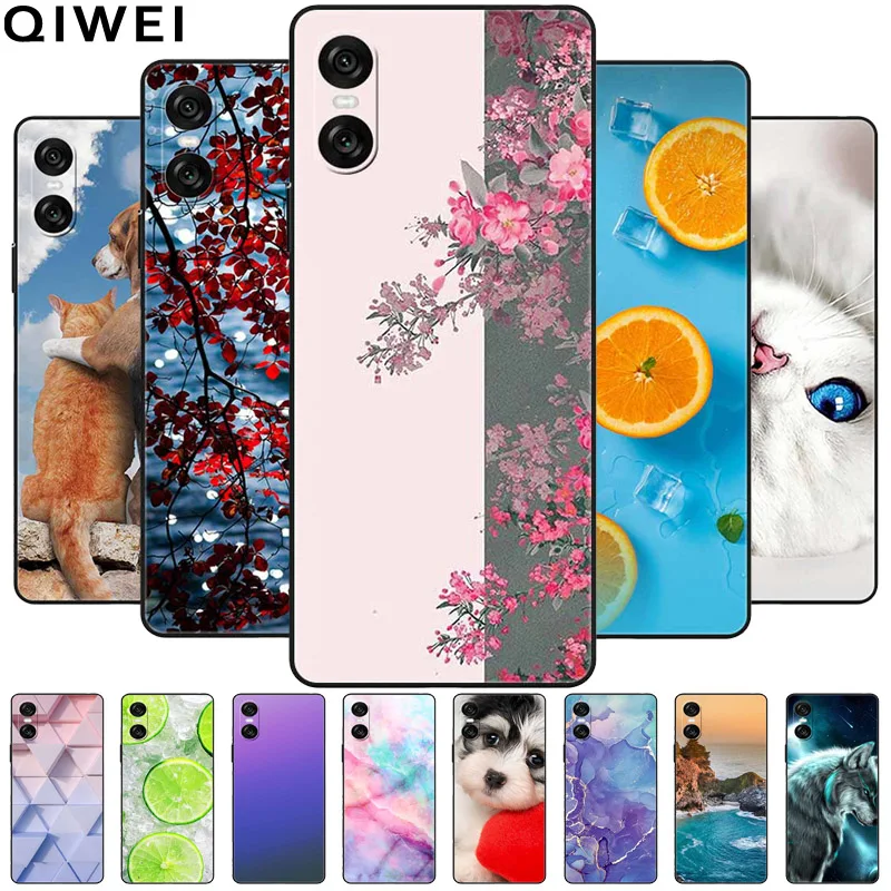 For Sony Xperia 10 VI 2024 Case Soft TPU Beautiful Phone Cases for Sony ...
