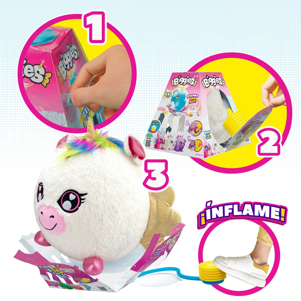 Mega Knuffel Kinderen Biggies Opblaasbare Pluchen Knuffels Aanbieding ...
