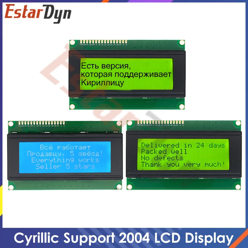LCD2004-LCD-Display-Monitor-20X4-5V-Character-Blue-Backlight-Screen ...