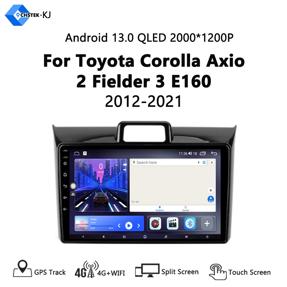 For-Toyota-Corolla-Axio-2-Fielder-3-E160-2012-2021-Car-Radio-Multimedia ...