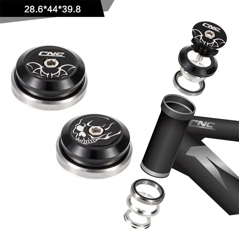 MTB Bicycle Headset, 41.8-52mm, Mtb Bike Power, Aluminum Alloy Built-in ...