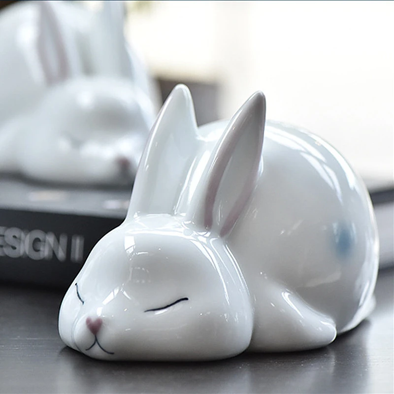 Rabbit Home Decoration Accessories | Rabbit Figurine Home Decor ...
