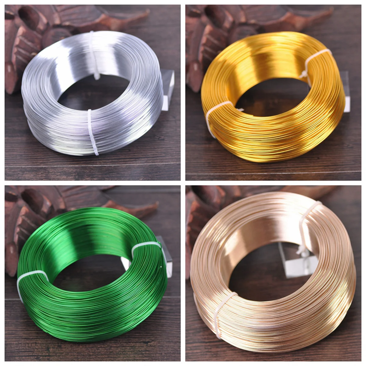 Metal Wire Crafts Beading | Aluminium Beading Wire | 1 Roll Metal Wire ...