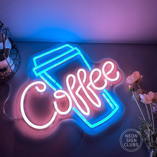 Neon Cafe Sign
