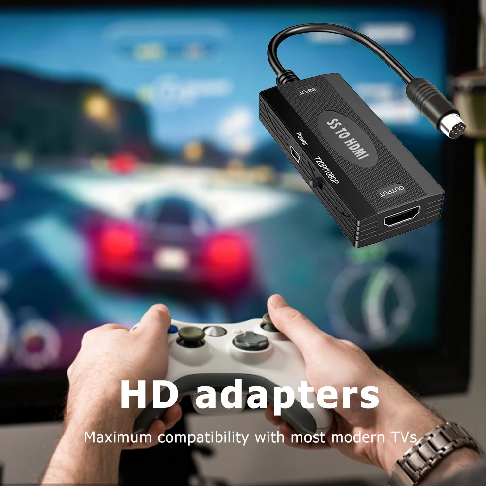 Sega Saturn Portable HDMI Adapter SS To HD 1080P For Console TV Sega ...