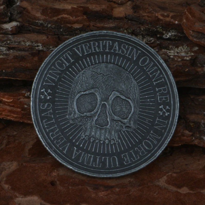 Latin-Daily-Stoic-Gift-Silver-Medallion-Hobo-Nickel-Remember-Death ...