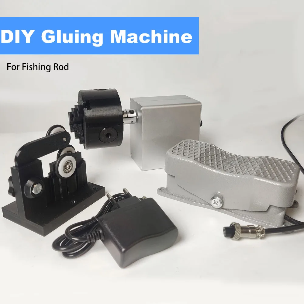 DIY-Fishing-Rod-Building-Elctric-Drive-Machine-Lure-Winding-Epoxy-Glue ...