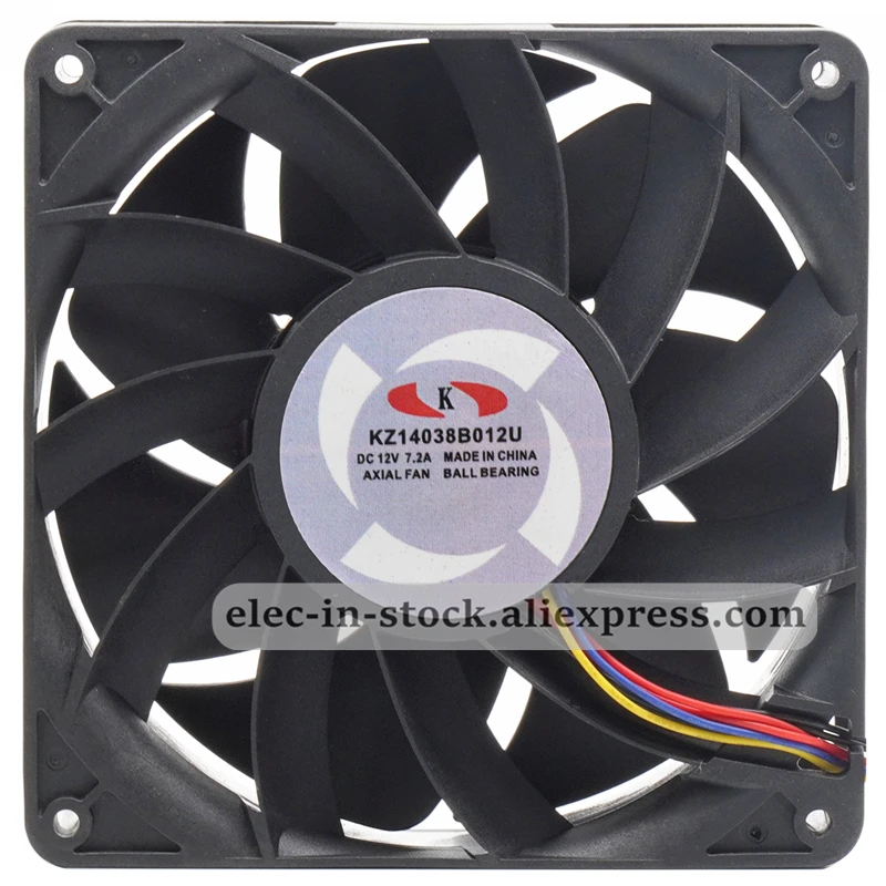 Whatsminer KZ14038B012U 14038 14cm fan for m20 m30s asic fan 6wire 6Pin ...
