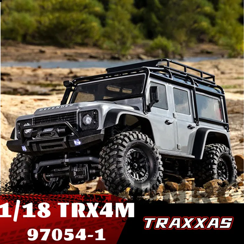 Traxxas 1/18 Mini TRX4M 4DW RC Car Land Rover Lima RC Electric Climbing ...