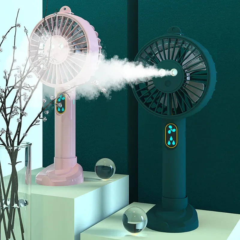 Mini-Portable-Spray-Mist-Fan-Table-Stand-Air-Cooler-Water-Replenishment ...