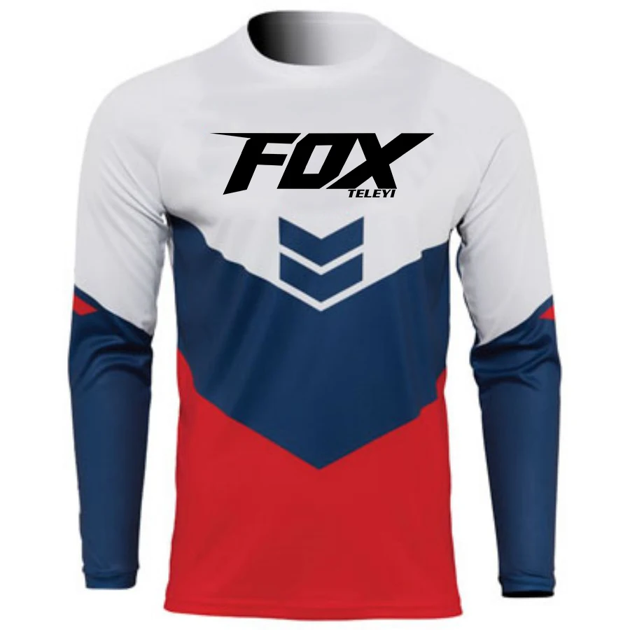 Fox-teleyi-Jersey-de-manga-larga-para-bicicleta-de-monta-a-ropa-de ...