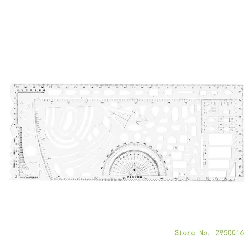 Geometric-Ruler-with-Movable-Protractor-and-Small-Ruler-Plastic ...