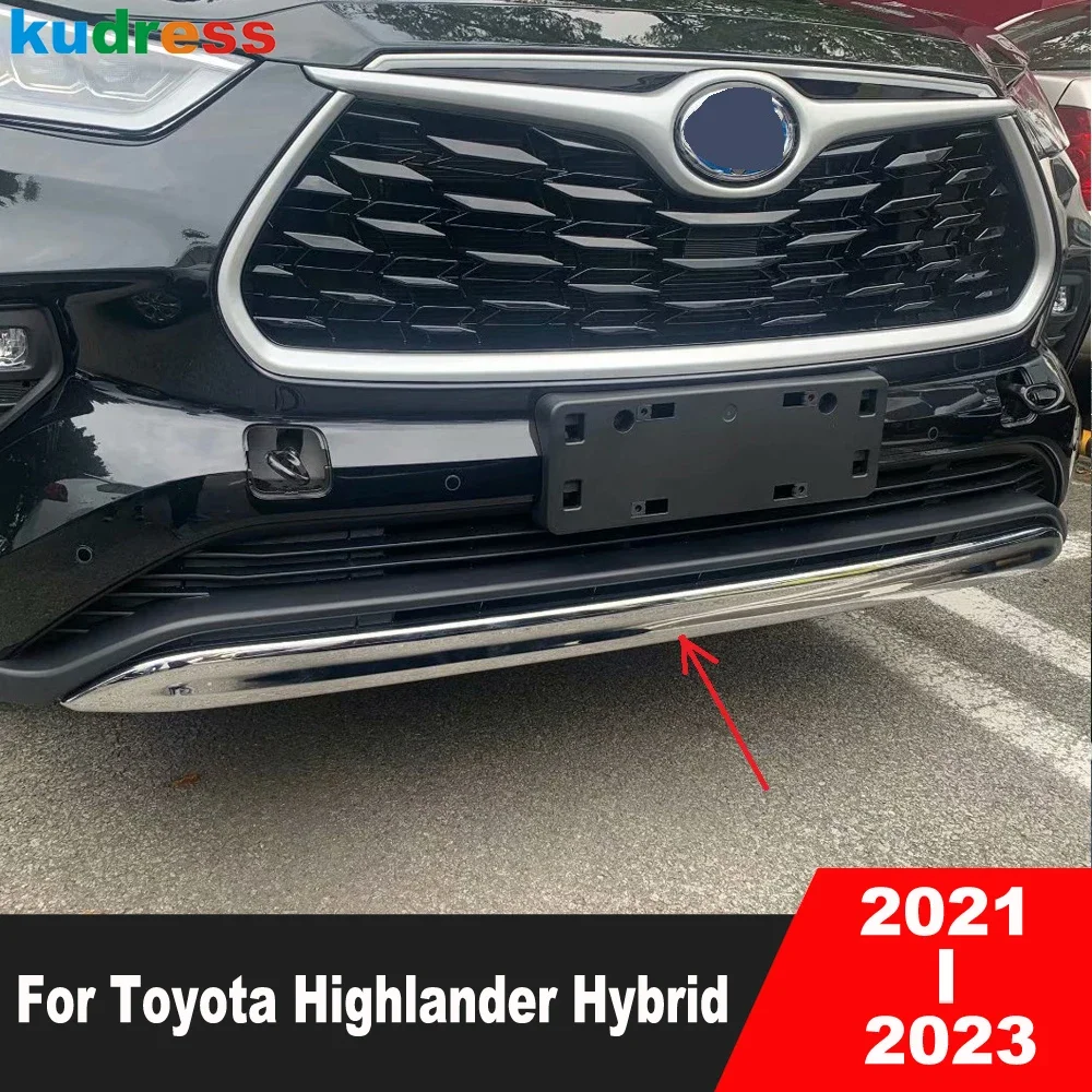 For-Toyota-Highlander-Hybrid-2021-2022-2023-Carbon-Front-Bottom-Bumper ...