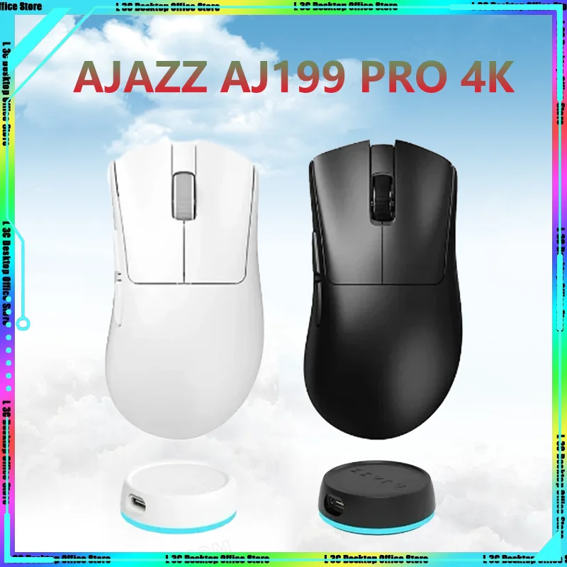 AJAZZ-AJ199-PRO-4K-Wireless-Mouse-Tri-Mode-Type-C-BT5-0-2-4G-Paw3395 ...