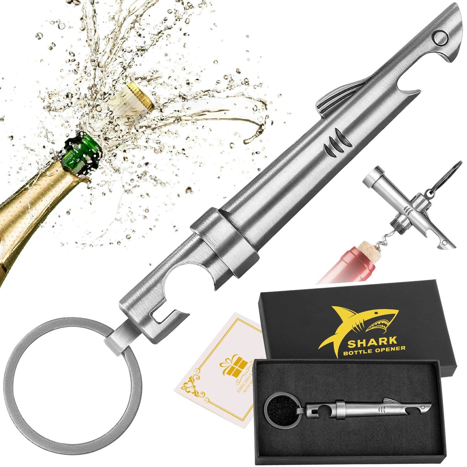 LKKCHER-Zinc-Alloy-Beer-Bottle-Opener-Wine-Corkscrew-Tool-2-in-1 ...