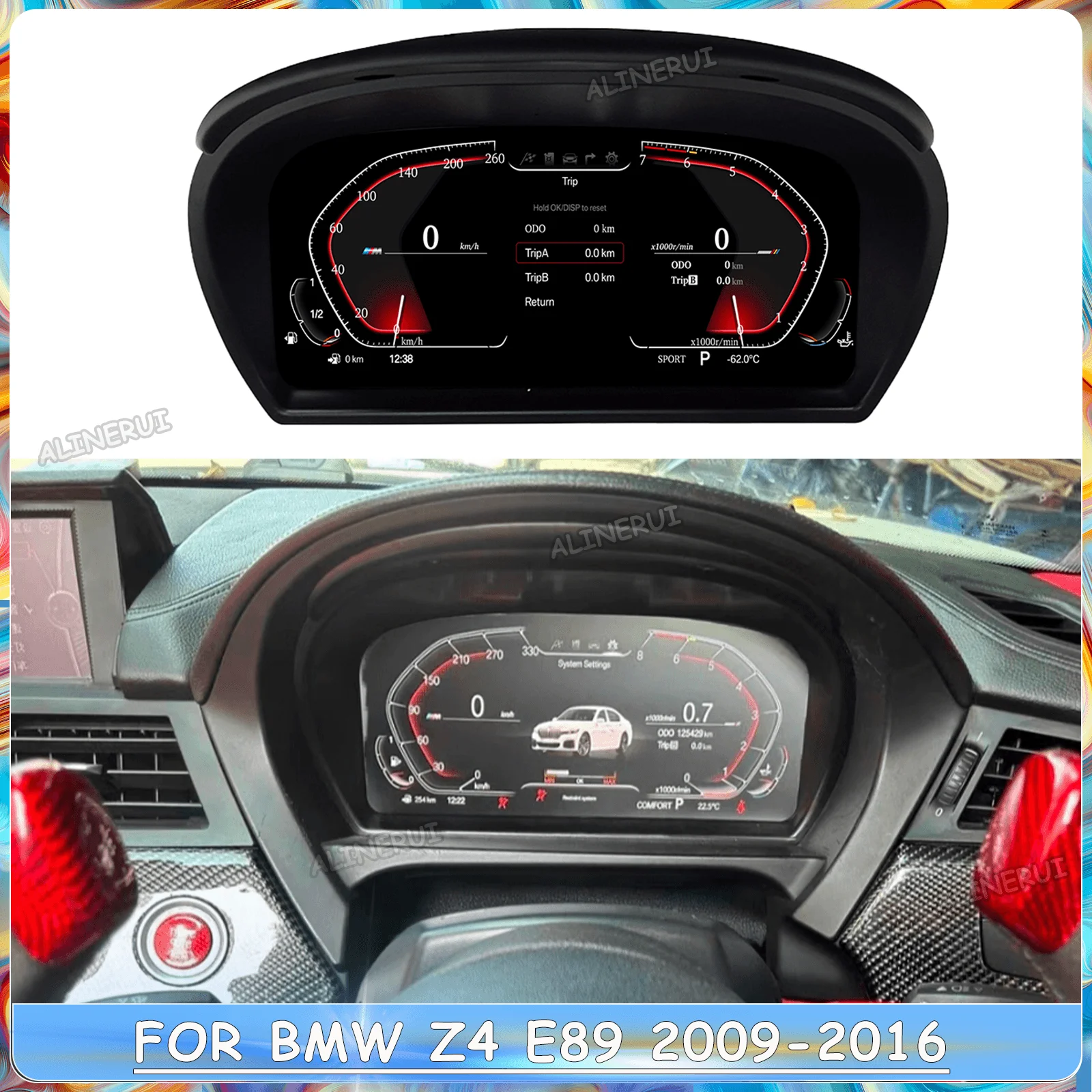 2023-latest-Original-12-3-LCD-Digital-Cluster-For-BMW-Z4-E89-2009-2016 ...
