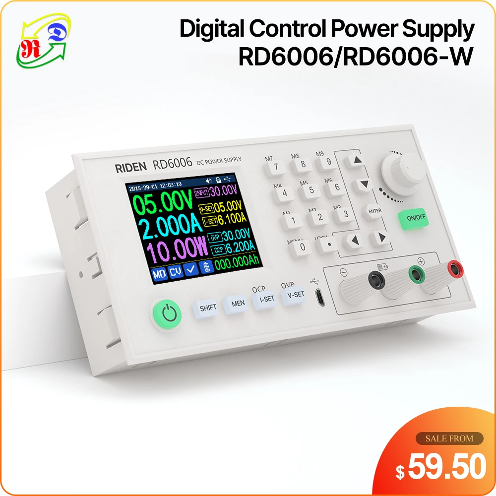 RD-RD6006-RD6006W-USB-WiFi-DC-DC-Voltage-current-Step-down-Power-Supply ...