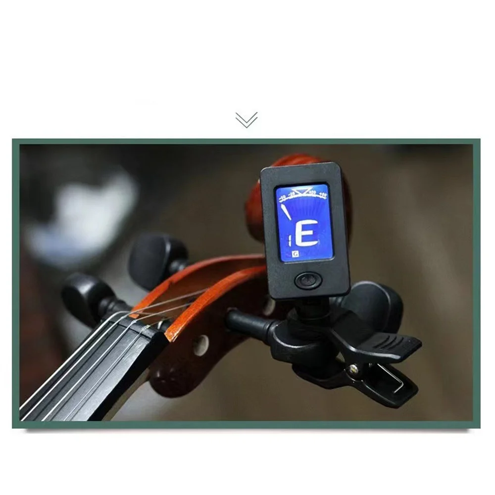 360-Degree-Rotatable-Clip-On-Digital-Guitar-Tuner-Universal-LCD-Display ...
