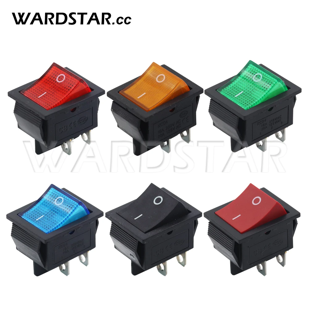 KCD4-Latching-Rocker-Switch-ON-OFF-4-Pins-2-Position-Electrical ...