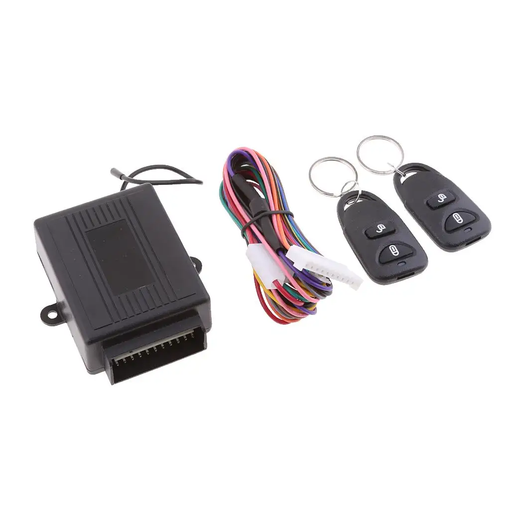 Auto-Car-Door-Lock-2-Button-Keyless-Entry-System-Remote-Central-Control ...