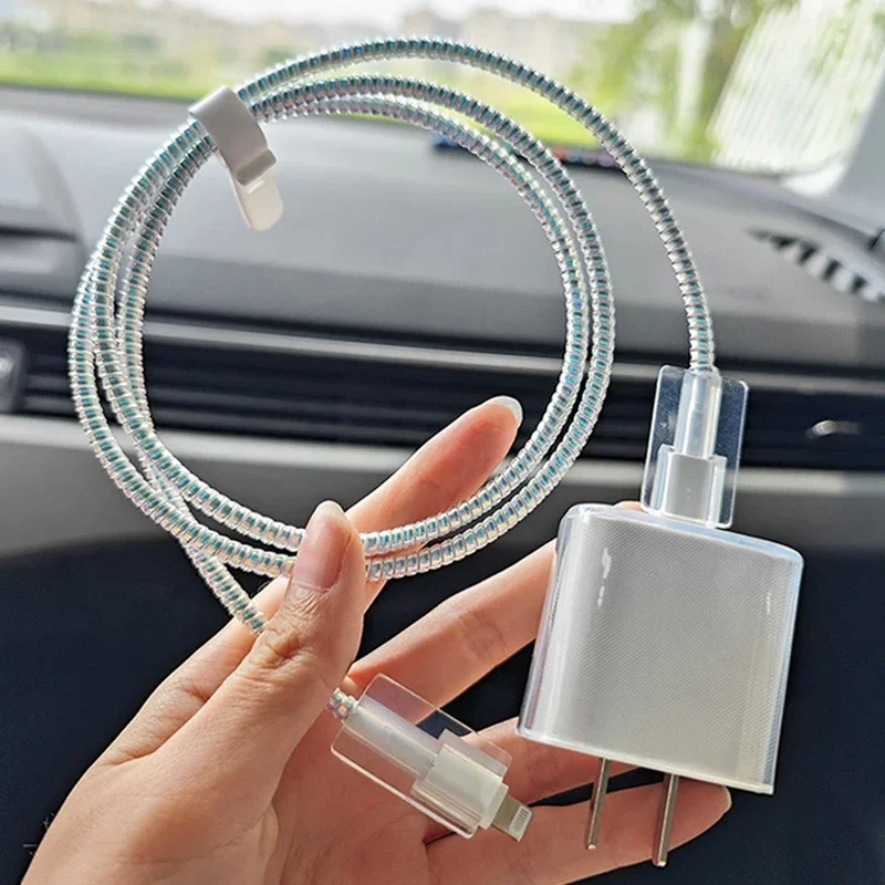 Transparent-Cable-Winder-Protector-for-IPhone-18W-20W-Charger-Cover ...