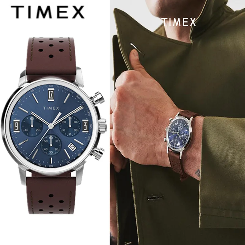 TIMEX-Men-Watches-Luxury-Trend-Quartz-Calendar-Waterproof-Multi ...