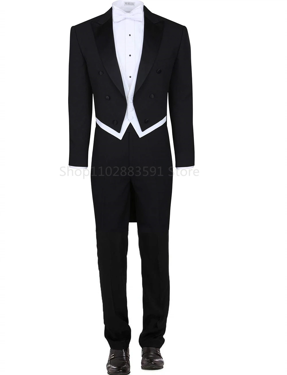 Solid-Color-Formal-Tailcoat-Men-Suits-Slim-Fit-Wedding-Tuxedo-Italian ...