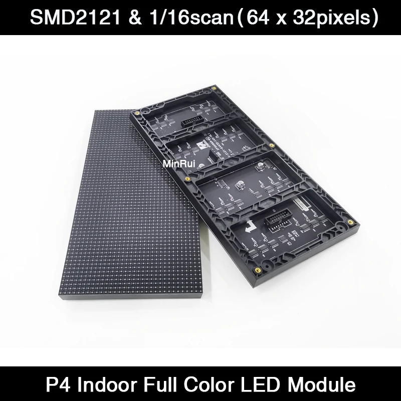 P4 Indoor RGB LED Display Screen 256x128mm SMD2121 Video Wall Full ...