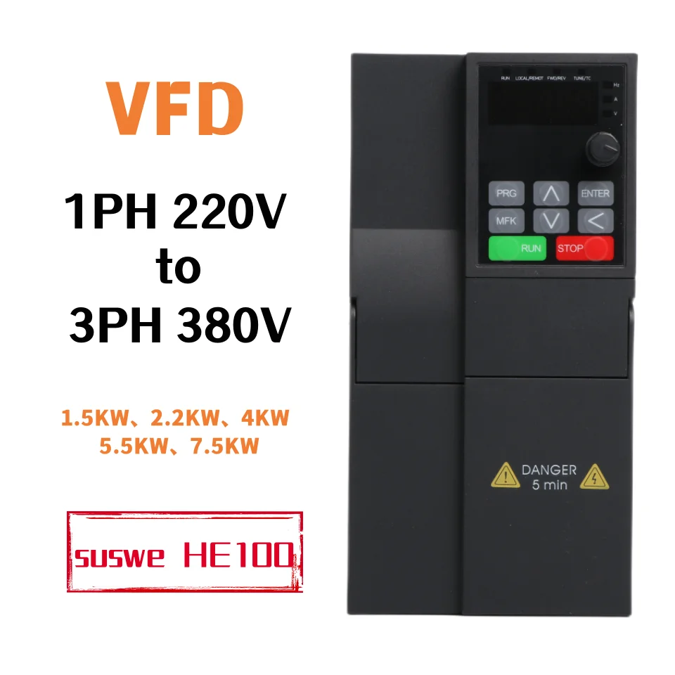 7-5KW-220V-TO-380V-Economical-VFD-Variable-Frequency-Drive-Converter ...