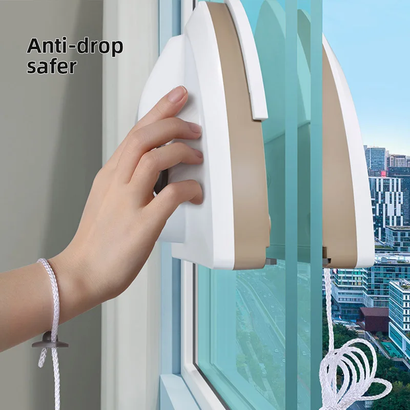 Glass-Window-Cleaner-Double-Sided-Magnetic-Automatic-Water-Discharge ...