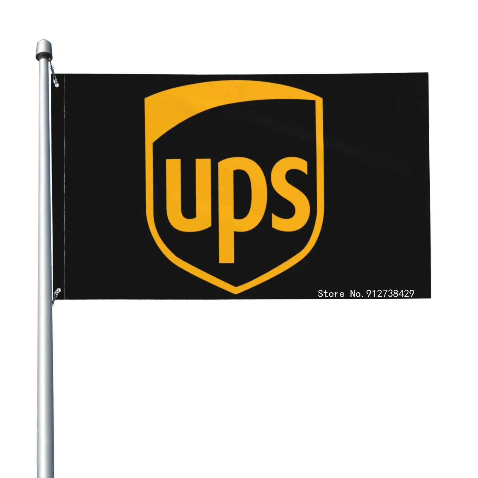United-Parcel-Service-Ups-Postal-United-States-Flag-Banner-Party-Art ...