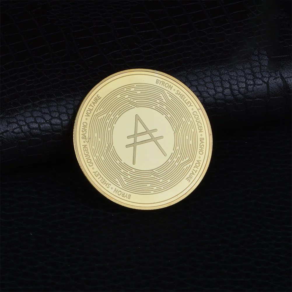 plated cardano ada coin cryptocurrency physical collection metal ...