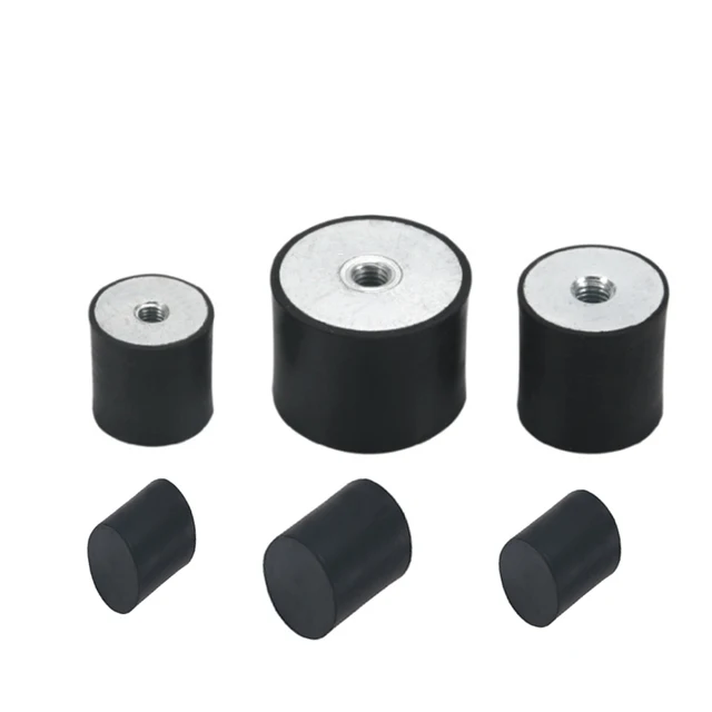 Mounts Uxcell M4 Thread Rubber Mounts,Vibration Isolators,Cylindrical ...